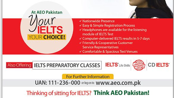 AEO Pakistan IELTS Test Dates 2019 Schedule For Lahore, Karachi, ISB