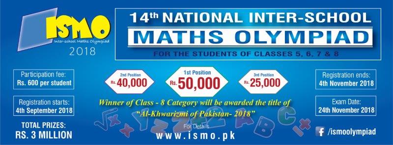 www.ismo.pk Results 2019 Position Holders 1st, 2nd, 3rd Awards